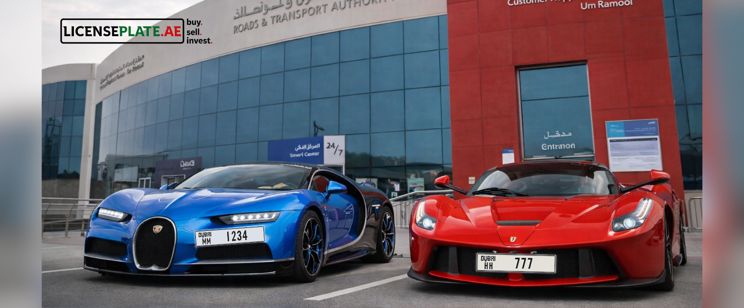 Dubai Number Plate Code HH & MM (2026): Meaning, RTA, Auctions